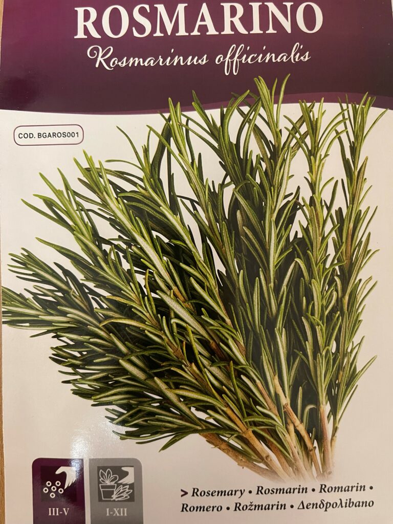 PICTORIAL PACKET Herb Rosemary | Pictorial Packet | Premier Seeds ...